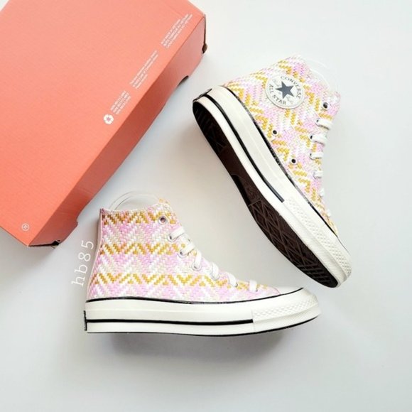 Converse | Shoes | Converse Chuck 7 Hi Culture Weave Egret Pink Womens Sizes | Poshmark